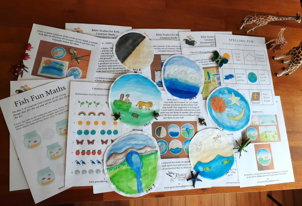 FREE Creation Bible Study for kids (Ages 4-8) Digital Download ...