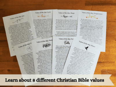 Christian Bible Values Study Bundle (Ages 6-12) Digital Download ...