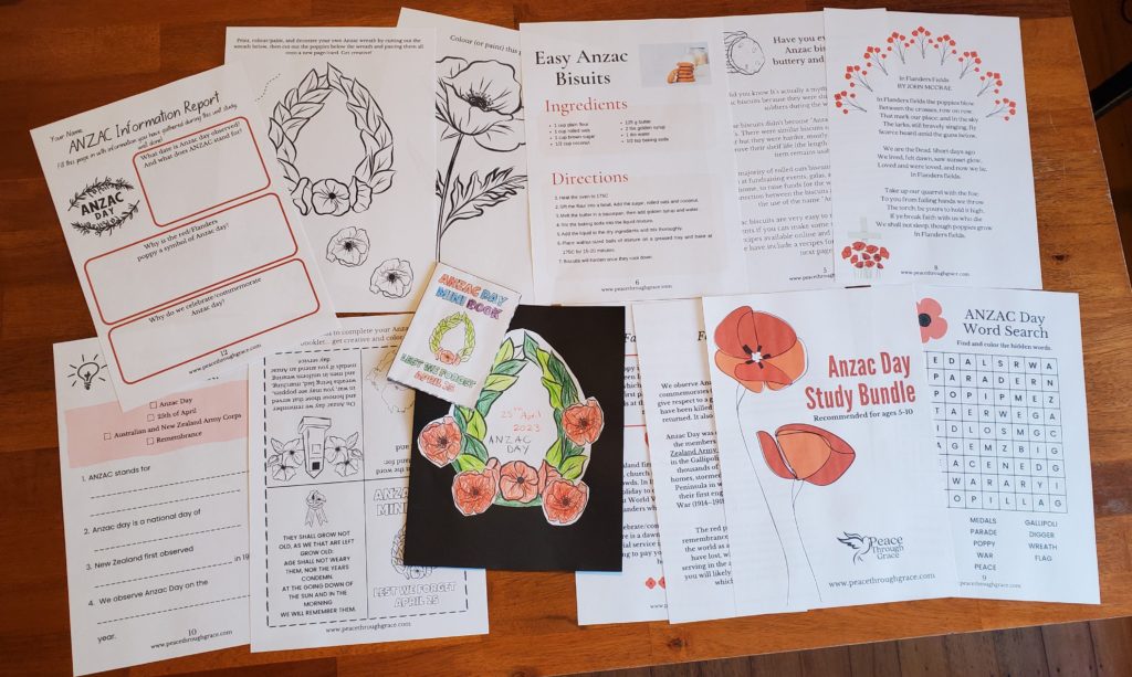 FREE ANZAC Day Unit Study (Ages 5-10) Digital Download Printables