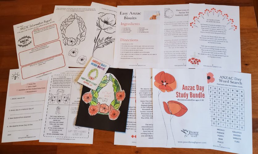 FREE ANZAC Day Unit Study (Ages 5-10) Digital Download Printables