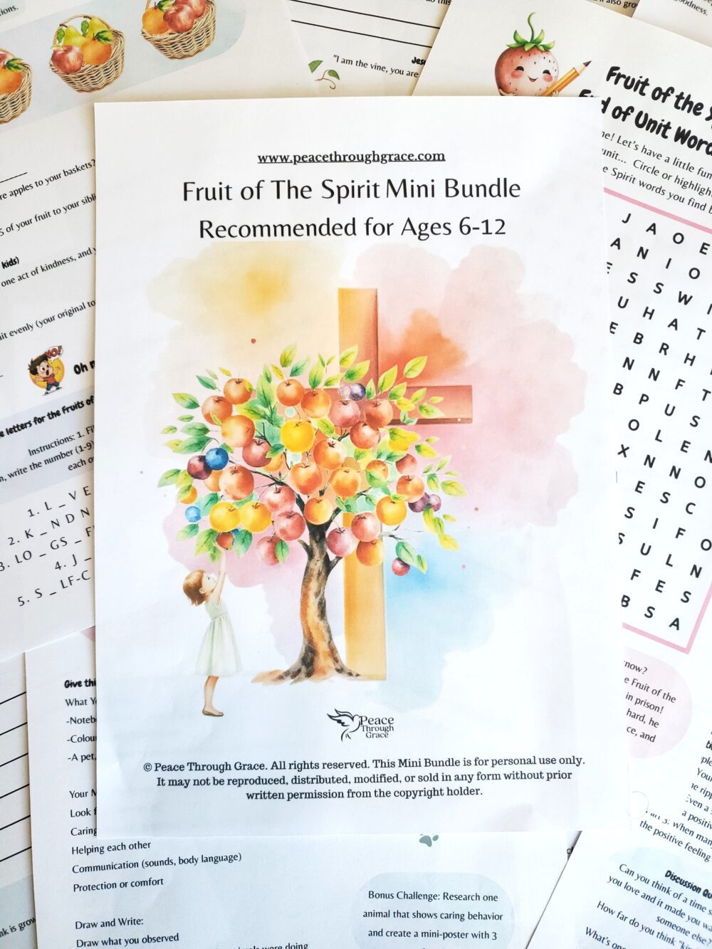 Fruit of the Spirit - Printable Mini Bundle